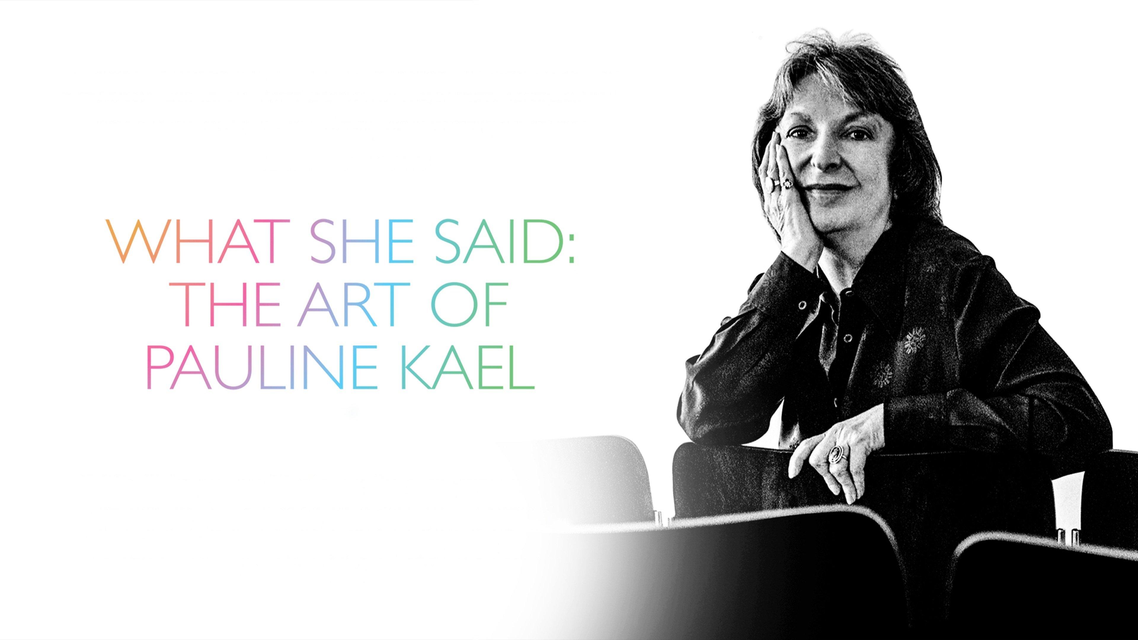 Watch What She Said: The Art of Pauline Kael Streaming Online on Philo