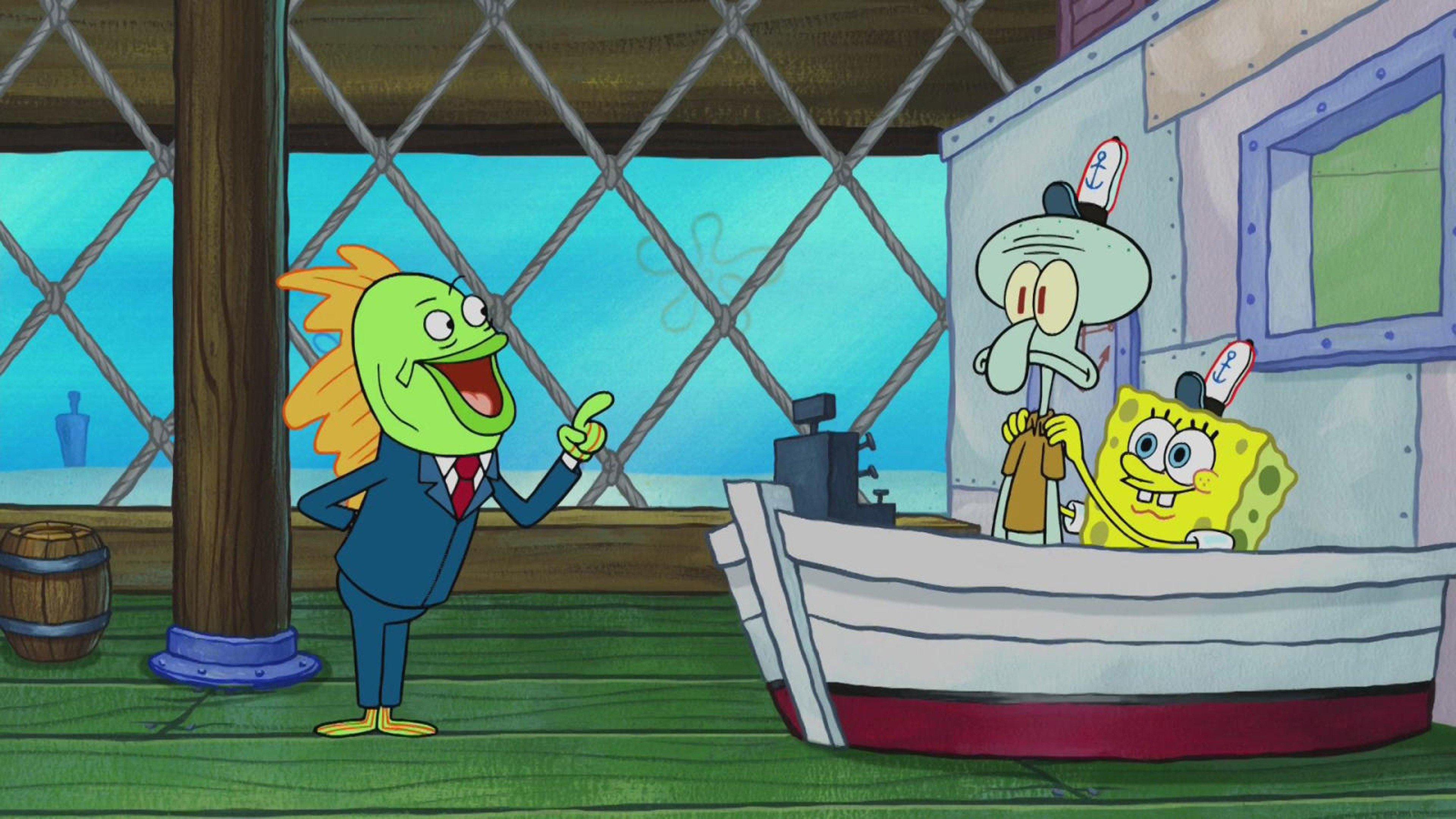 Watch SpongeBob SquarePants: S12E9 - The Krusty Bucket; Squid's on a ...